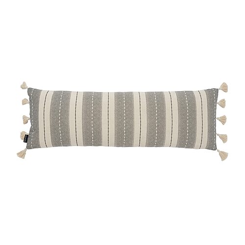 Click here for Safavieh Samerin 12 x 36 Pillow - Grey/white prices
