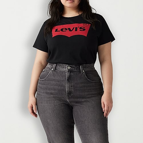 Click here for Levis Womens Plus Short Sleeve Perfect T-Shirt  2x... prices