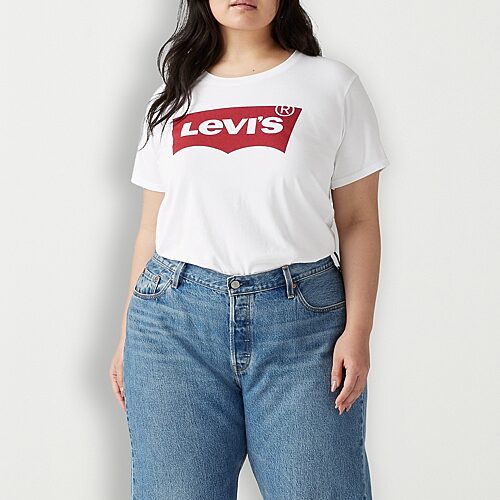 Click here for Levis Womens Plus Short Sleeve Perfect T-Shirt  3x... prices