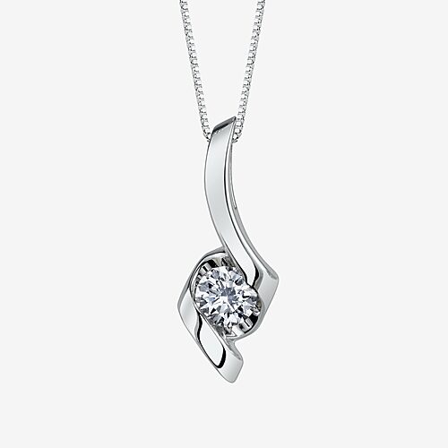 Click here for Womens Diamond Accent Natural White Diamond 14K Go... prices