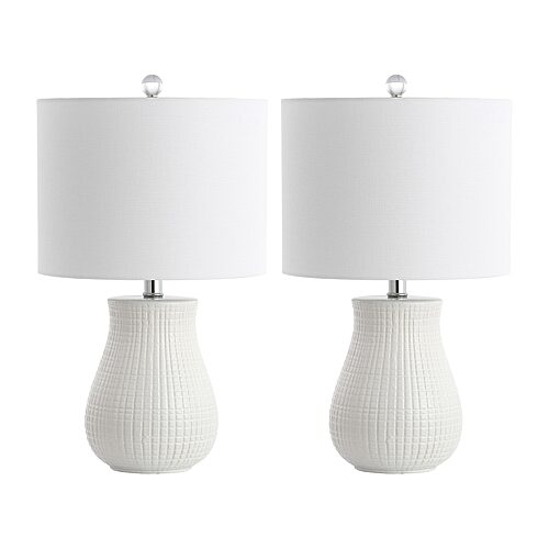 Click here for Safavieh Dayton Set of 2 Table Lamp - White prices