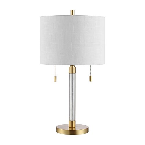 Click here for Safavieh 26.5 Bixby Glass Table Lamp  One Size  Ye... prices