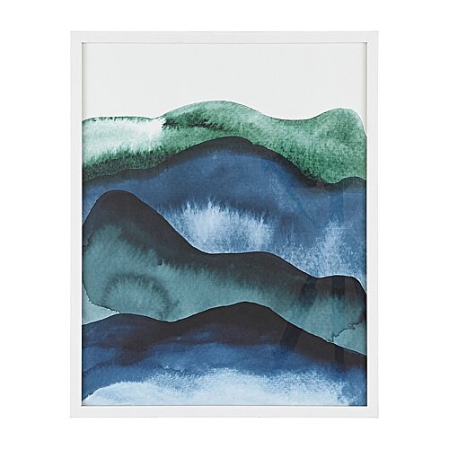 Click here for Echo Framed Wall Art - Denim/blue green prices
