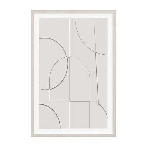 Click here for Peaceful Configuration Framed Wall Art - Ivory prices