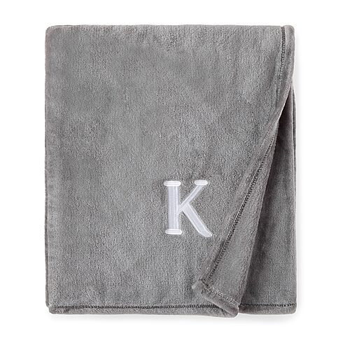 Click here for North Pole Trading Co. Monogram Throw  One Size  G... prices