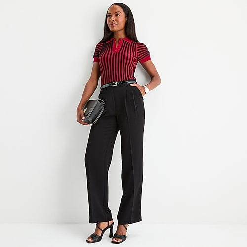 Click here for Worthington Womens Everyday Pant  4  Black prices