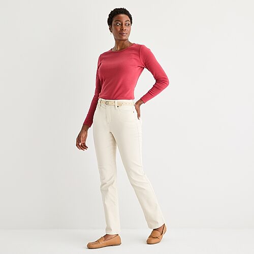 Click here for St. Johns Bay Womens Mid Rise Straight Leg Jean  2... prices