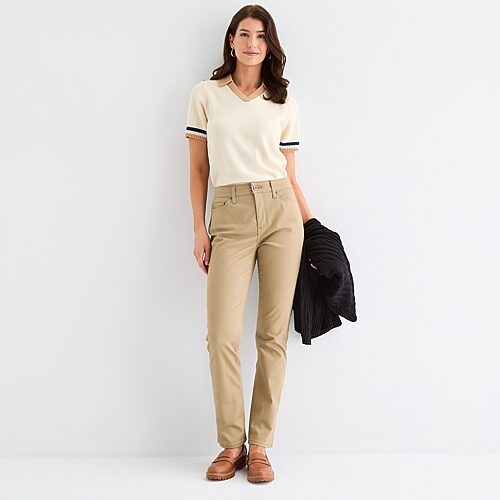 Click here for St. Johns Bay Womens Mid Rise Straight Leg Jean  1... prices