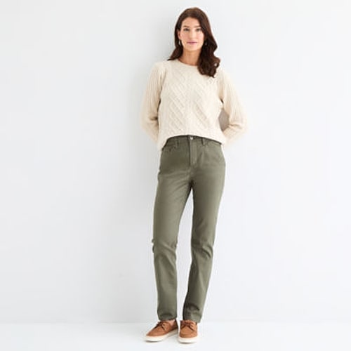 Click here for St. Johns Bay Womens Mid Rise Straight Leg Jean  1... prices