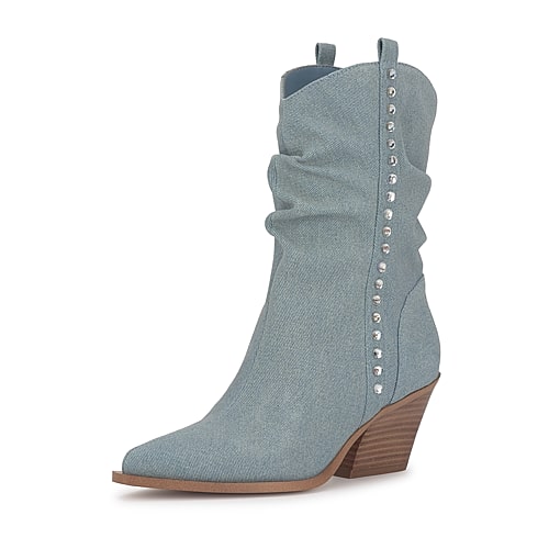 Click here for JS Jessica Simpson Womens Zolini Stacked Heel Cowb... prices