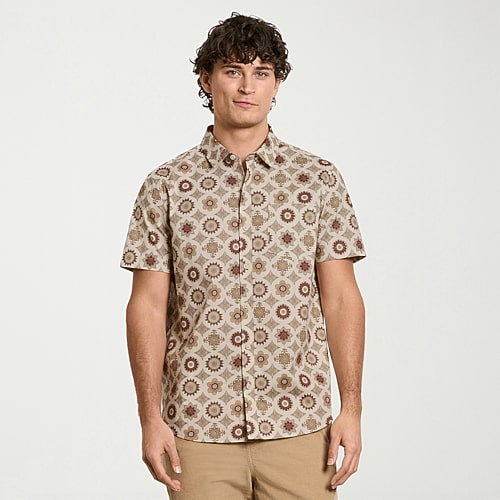 Click here for Hurley Mens Short Sleeve Regular Fit Button-Down S... prices