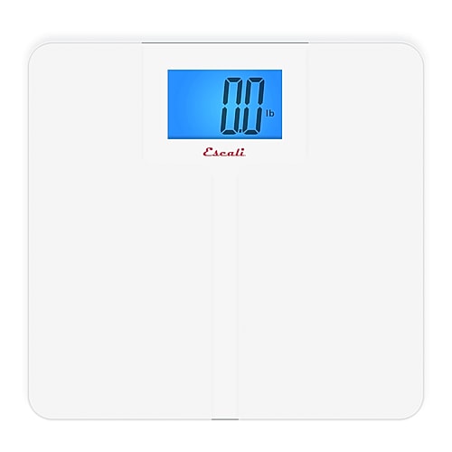 Escali High-Capacity Anti-Slip Bathroom Scale - White