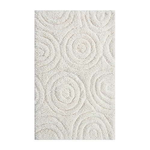Click here for Knightsbridge Circles Bath Rug  One Size  Beige prices