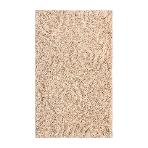 Click here for Knightsbridge Circles Bath Rug  One Size  White prices