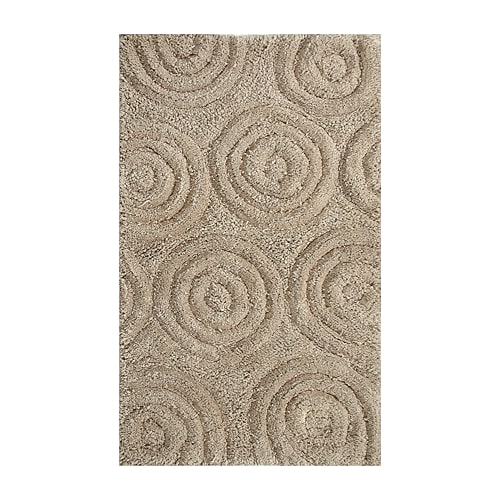 Click here for Knightsbridge Circles Bath Rug  One Size  Brown prices