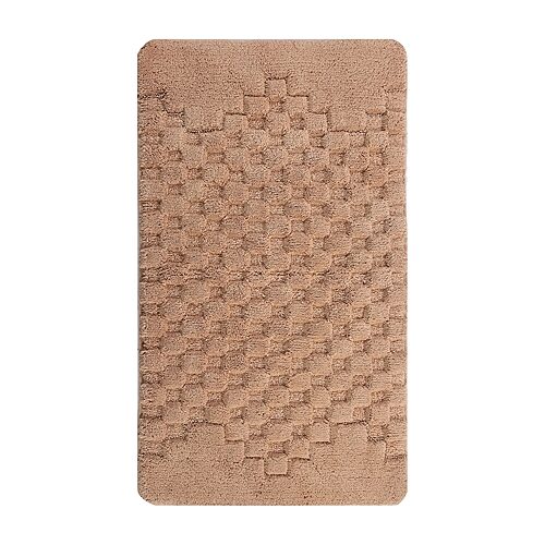 Click here for Knightsbridge Melange Bath Rug  One Size  White prices