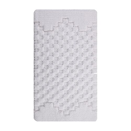 Click here for Knightsbridge Melange Bath Rug  One Size  White prices