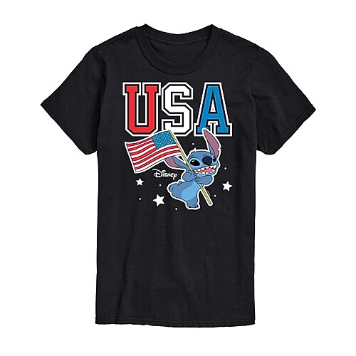 Click here for Mens Short Sleeve Americana Stitch Graphic T-Shirt... prices
