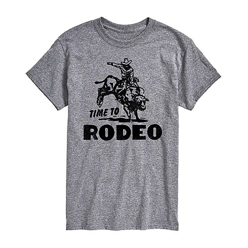 Click here for Mens Short Sleeve Time To Rodeo Graphic T-Shirt  X... prices