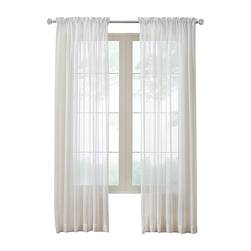 Click here for Habitat Rhapsody Voile Rod Pocket Sheer Single Cur... prices