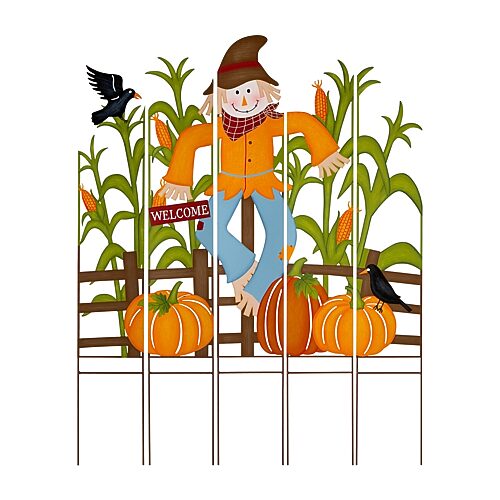 Click here for Glitzhome Fall Metal Scarecrow Thanksgiving Yard A... prices