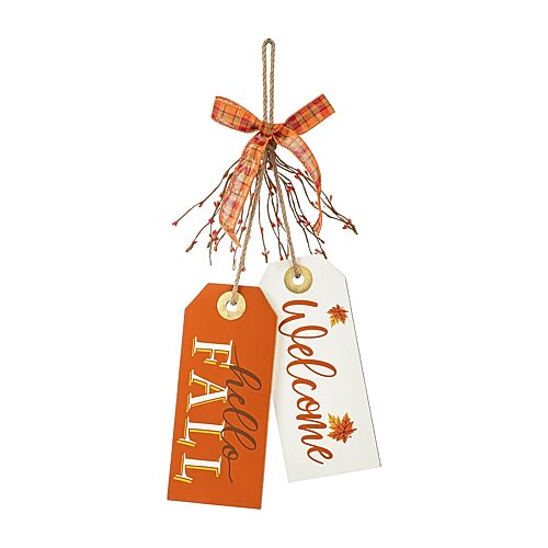 Click here for Glitzhome Fall Wooden Door Hanger Wall Sign  One S... prices