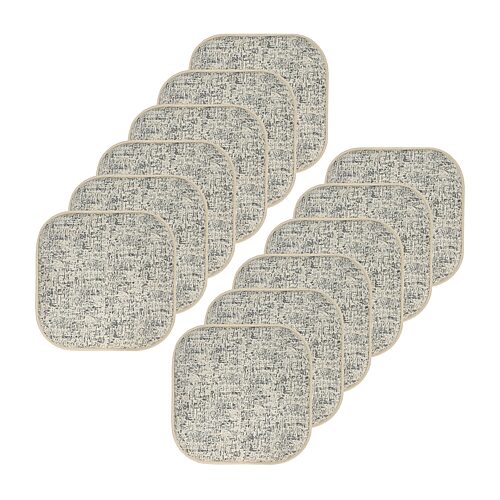 Sweet Home Collection Broadway No Slip Back Chair Pad Cushion