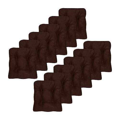 Sweet Home Collection Memory Foam Non-Slip Tufted Chair Cushions