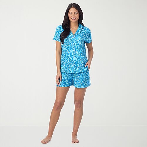 Click here for Cuddl Duds Womens Short-Sleeve Top and Pull-On Paj... prices