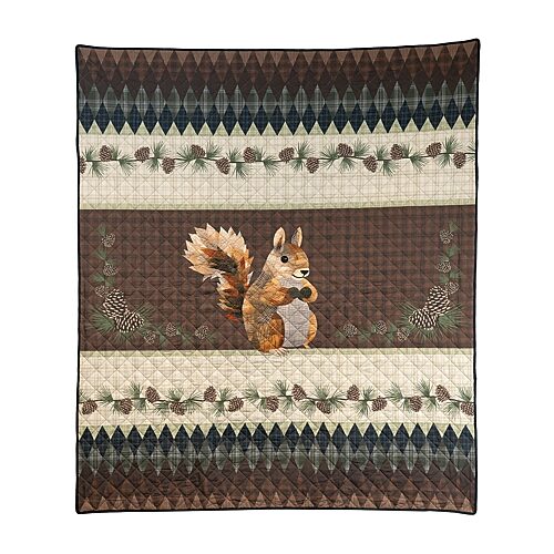 Click here for Donna Sharp Pine Circle Washable Throw  One Size... prices