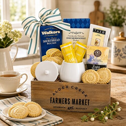 Click here for Alder Creek Gift Baskets Tea Tray 9 Piece Gift Bas... prices