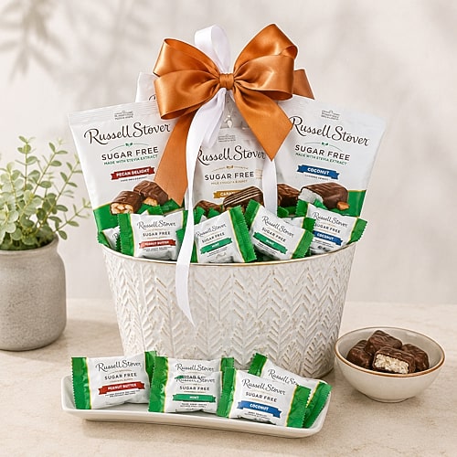 Click here for Alder Creek Gift Baskets Russell Stover Sugar Free... prices