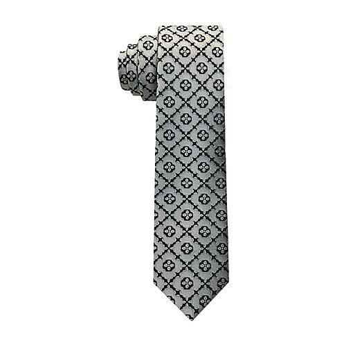 Click here for J. Ferrar Geo Spinner Geometric Tie  One Size  Bla... prices