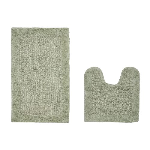 Click here for Better Trends Edge Bath Rug  One Size  Green prices