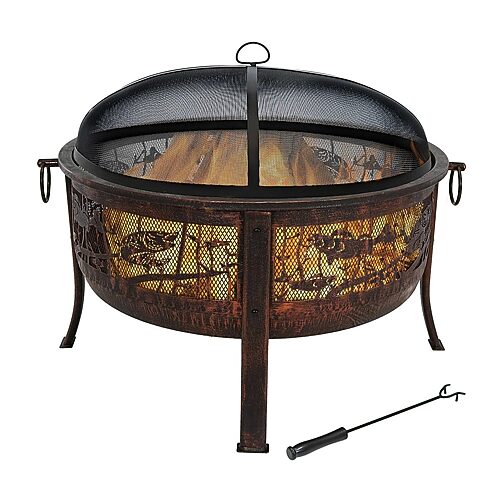Click here for Outdoor Camping or Backyard Steel Northwoods Fishi... prices