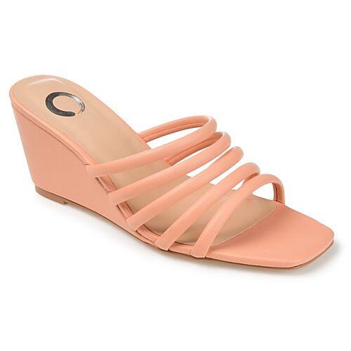 Click here for Journee Collection Rizie Womens Round Open Toe Wed... prices