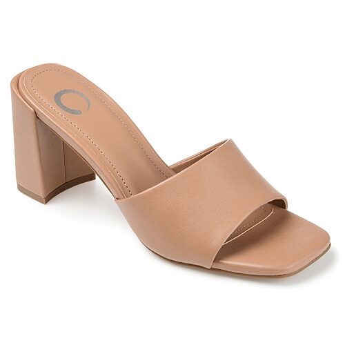 Click here for Journee Collection Alisia Womens Round Open Toe Bl... prices