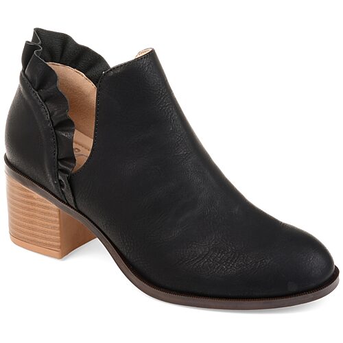 Click here for Journee Collection Womens Lennie Booties Stacked H... prices
