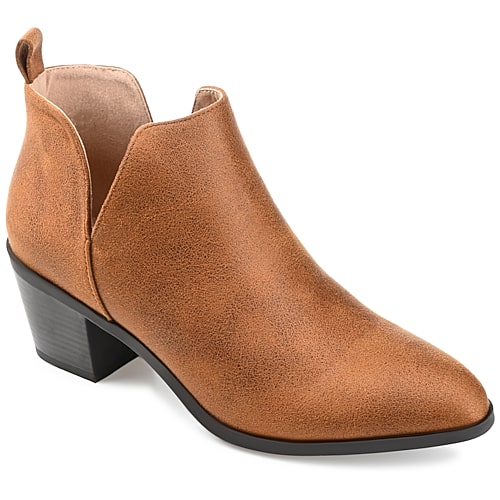 Click here for Journee Collection Womens Lola Stacked Heel Bootie... prices