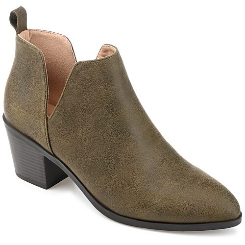 Click here for Journee Collection Womens Lola Stacked Heel Bootie... prices