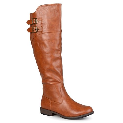 Click here for Journee Collection Womens Tori Double-Buckle Knee-... prices