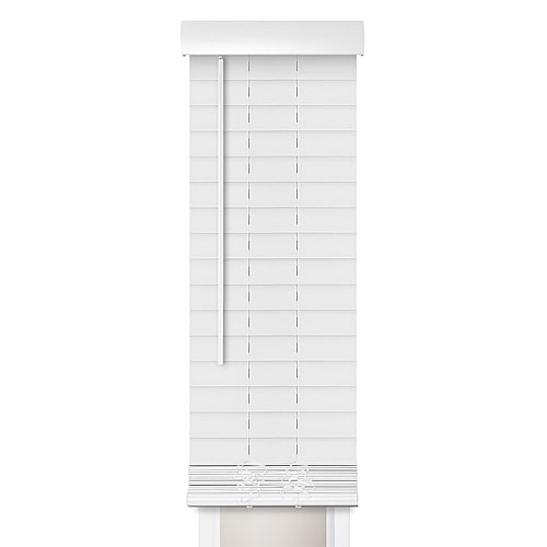 Click here for Smooth Sidelight 2 Cut-To-Width Cordless Faux Wood... prices