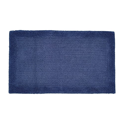 Click here for Better Trends Edge Bath Rug  One Size  Blue prices