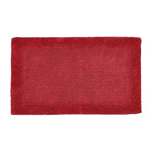 Click here for Better Trends Edge Bath Rug  One Size  Red prices