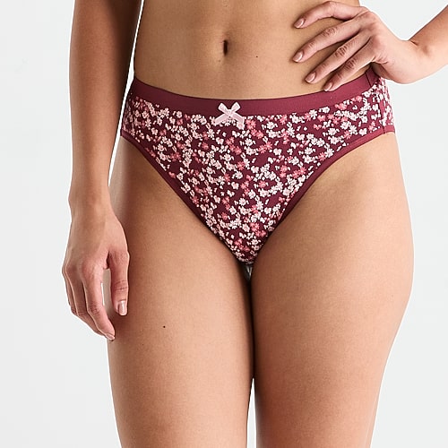 Click here for Arizona Body Cotton High Leg Panty  Large  Red prices