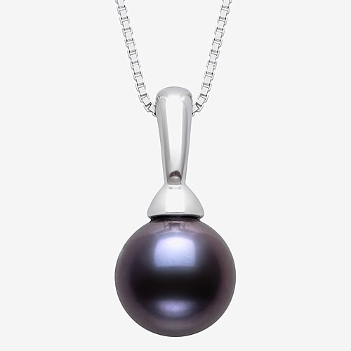 Click here for Womens Black Cultured Freshwater Pearl Sterling Si... prices