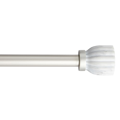 Click here for Town And Country Marbled Flute 1 IN Adjustable Cur... prices