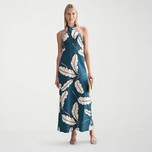 Click here for Worthington Womens Halter Neck Sleeveless Maxi Dre... prices