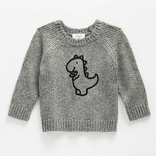 Click here for Okie Dokie Baby Boys Round Neck Long Sleeve Pullov... prices