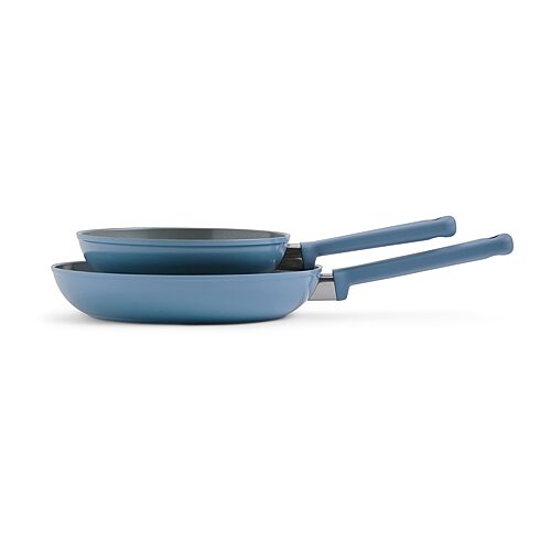 Click here for Cooks Ceramic 2-pc Frying Pan Set  One Size  Blue prices